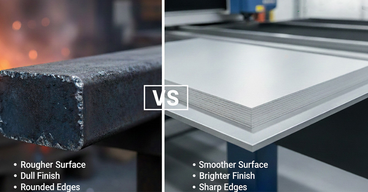 Hot Rolled Steel vs Cold Rolled Steel: Differences